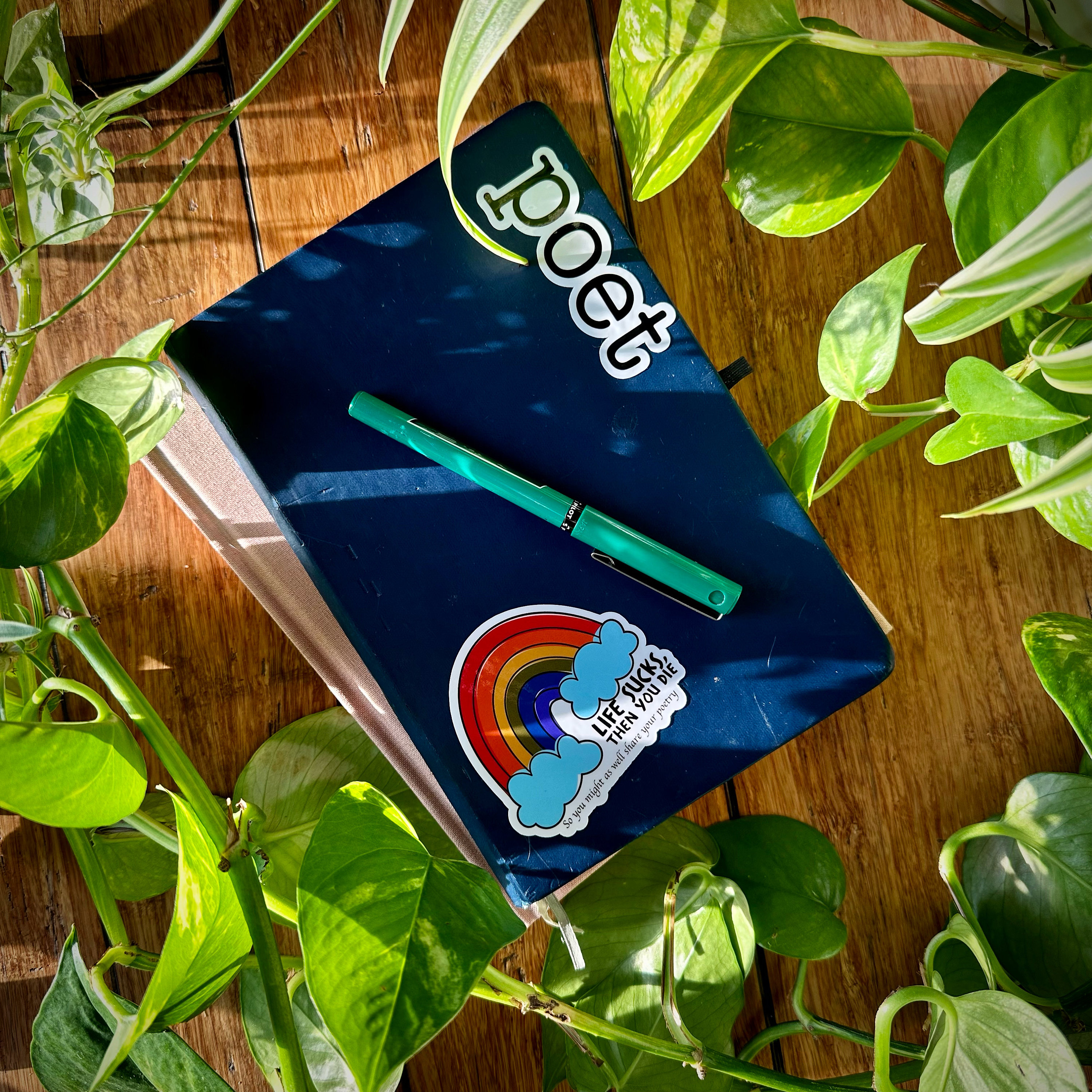 Poet Sticker - Vinyl Sticker - Laptop Decal - Etsy