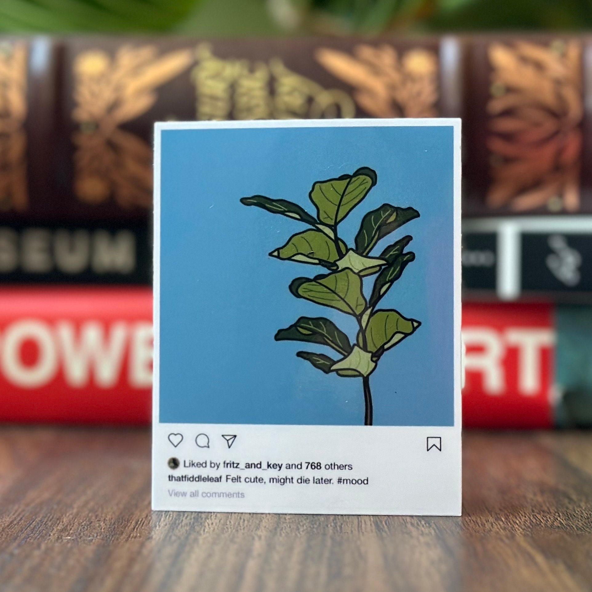 Fiddle Leaf Figs Instagram Post Sticker - Etsy