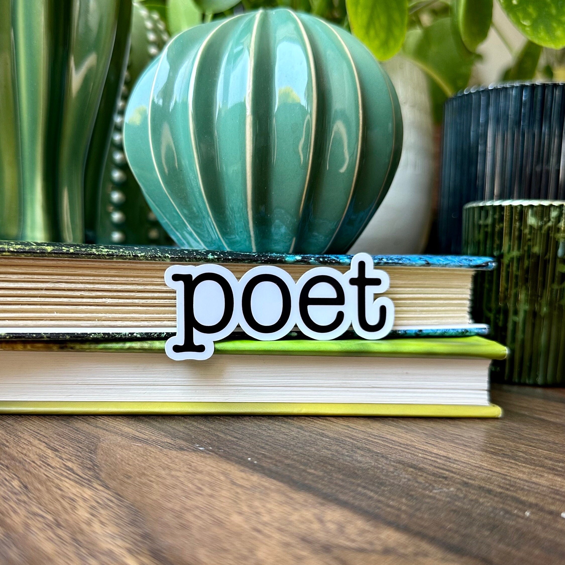 Poet Sticker - Vinyl Sticker - Laptop Decal - Etsy