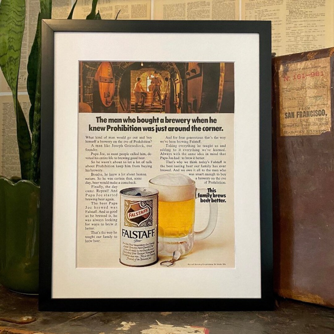 1969 Falstaff Vintage Advertisement - Original Magazine Ad - Etsy