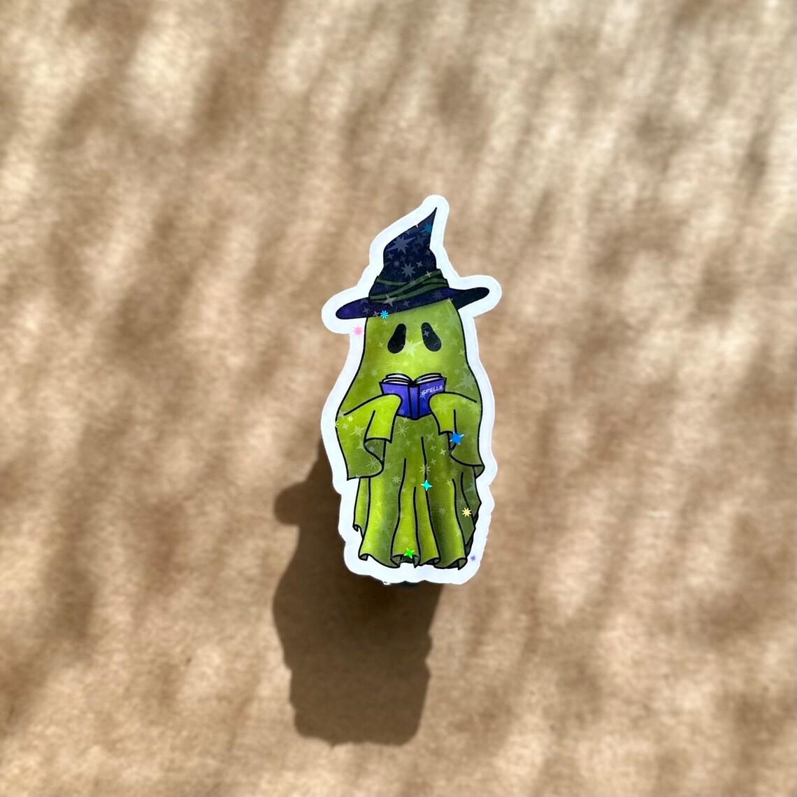 Spooky Sparkly Spirits Ghost Halloween Sticker - Etsy