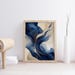 7- Navy Nightfall – Dark Blue Abstract Watercolor Art | Minimalist ...