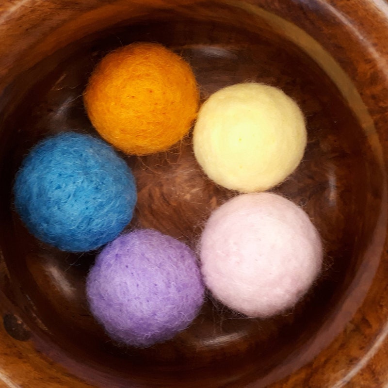Needle Felted Balls - Etsy