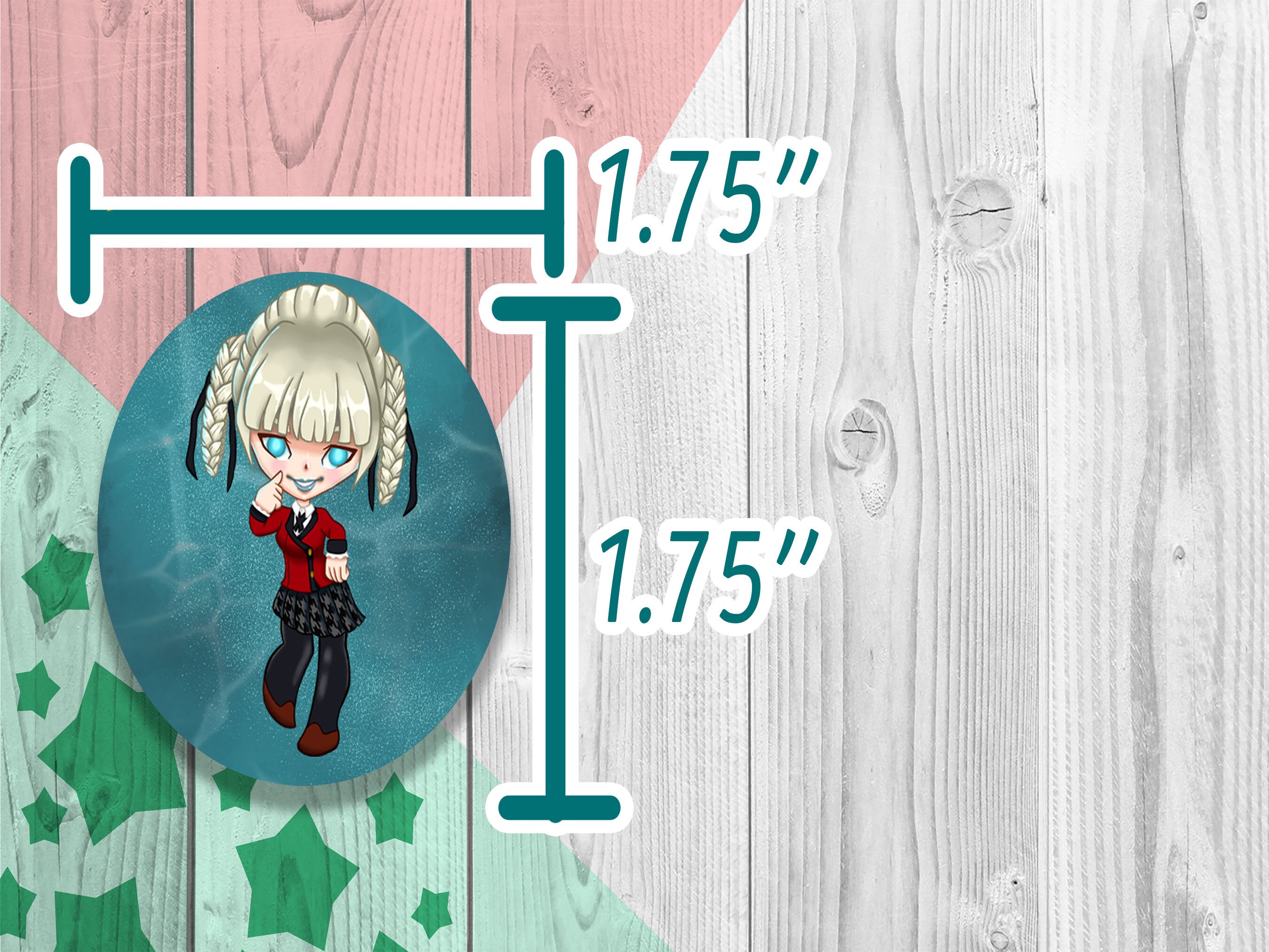 CLEARANCE Kake Anime Buttons - Etsy