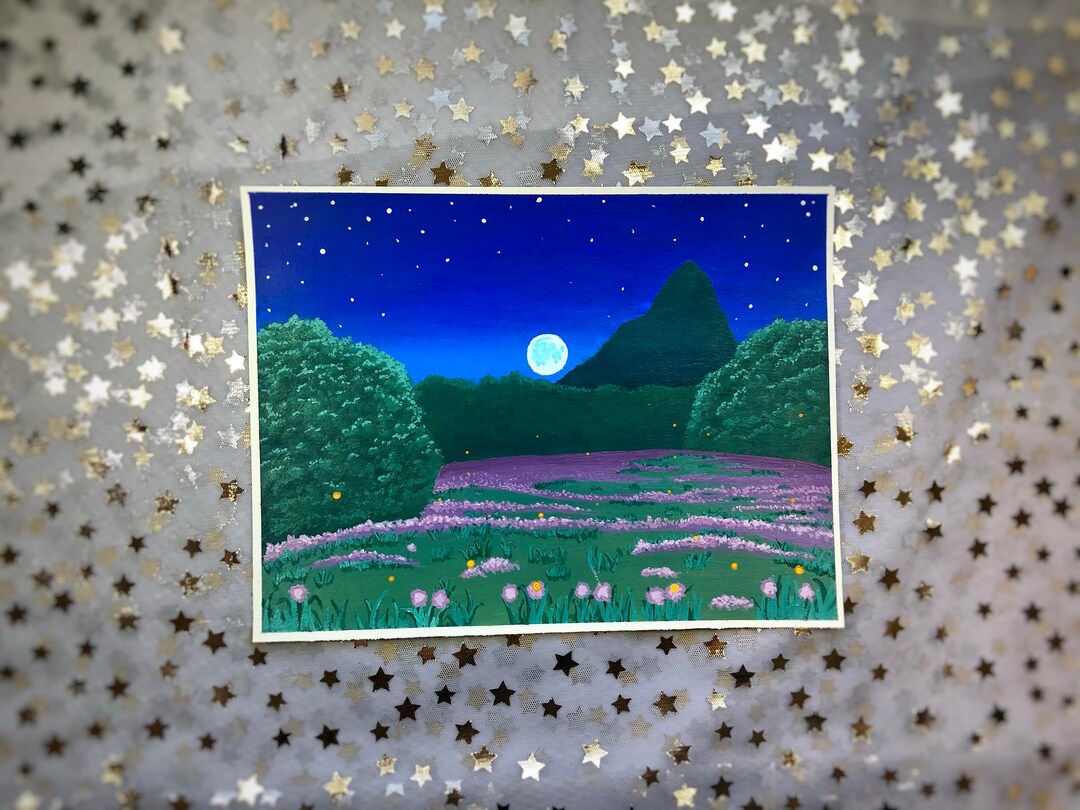 Hallow Ridge Acrylic Painting - Etsy