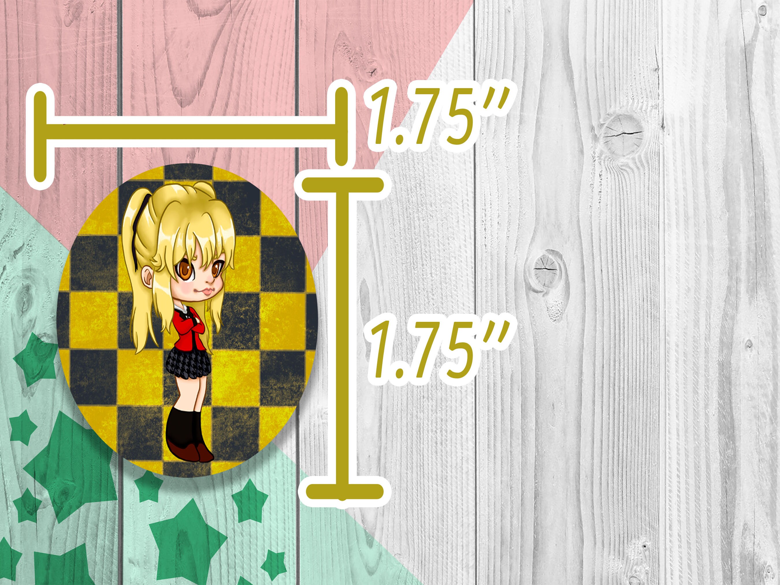 CLEARANCE Kake Anime Buttons - Etsy