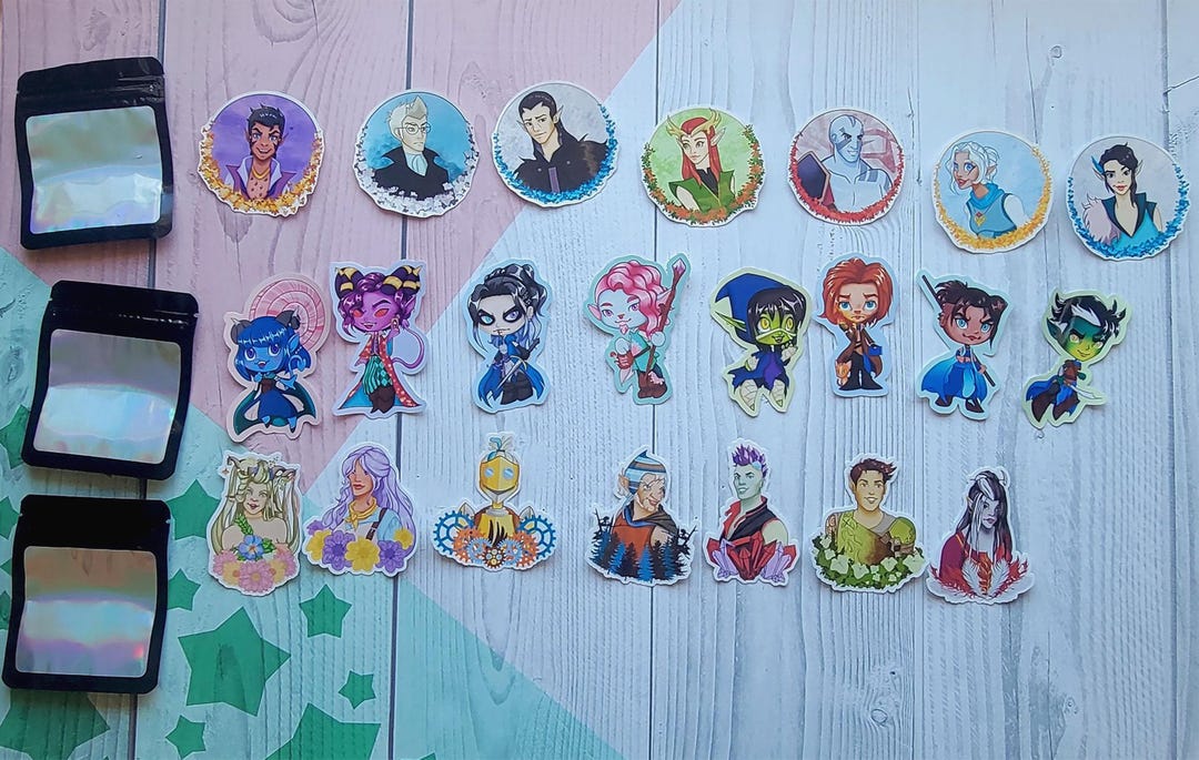 Critical Role Sticker Packs - Etsy