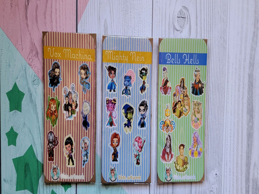 Critical Role Sticker Sheets - Etsy