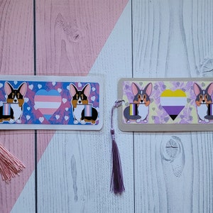 Corgi Pride Flag Bookmarks - Etsy