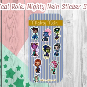 Critical Role Sticker Sheets - Etsy