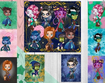 Caleb Widogast's Dome Print Critical Role the Mighty Nein Cozy Dnd Art ...