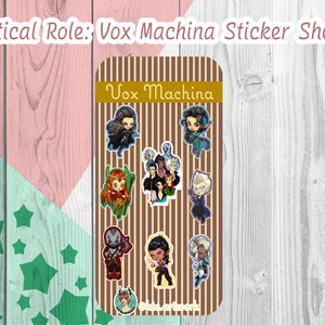 Critical Role Sticker Sheets - Etsy