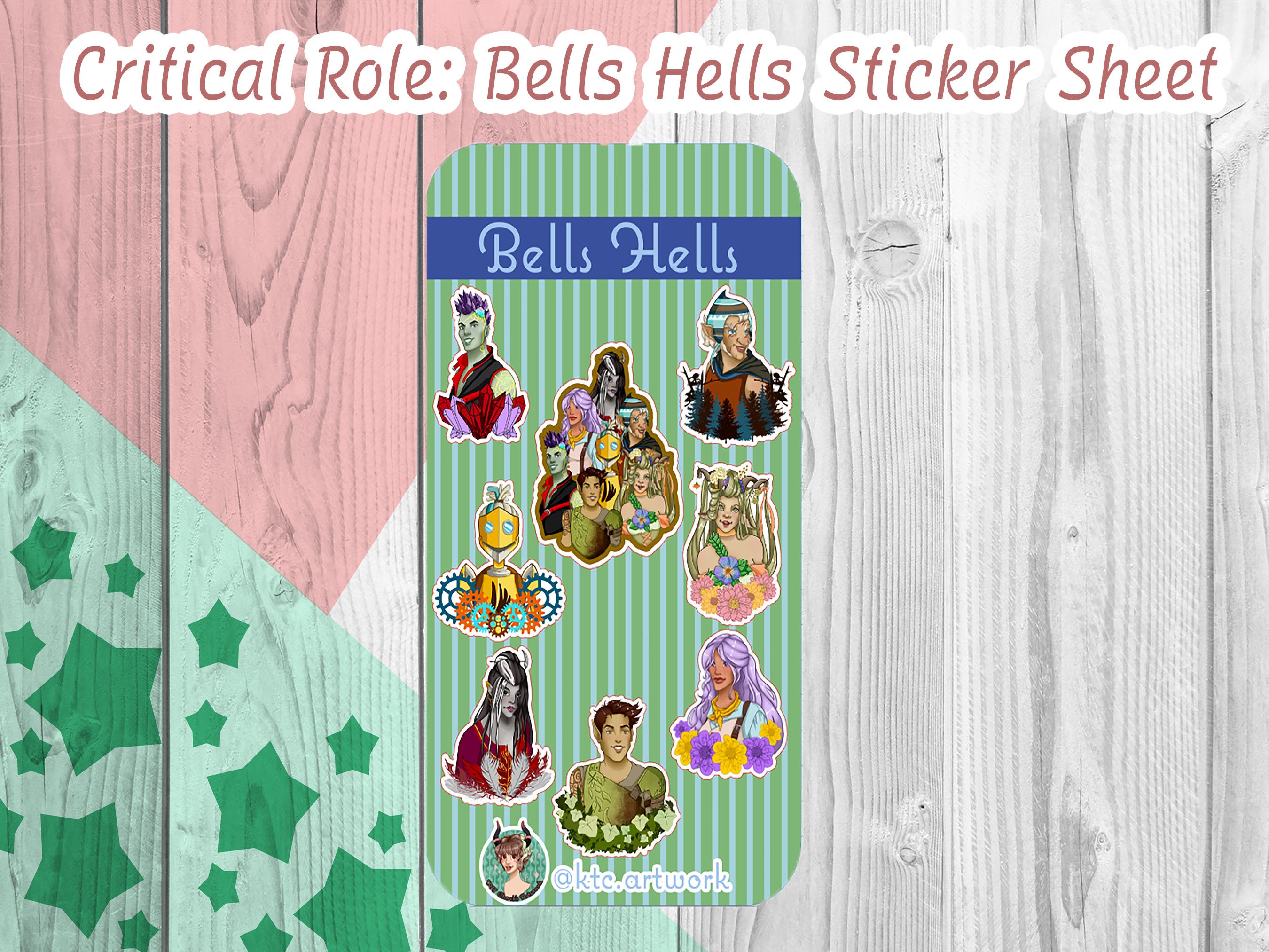 Critical Role Sticker Sheets - Etsy
