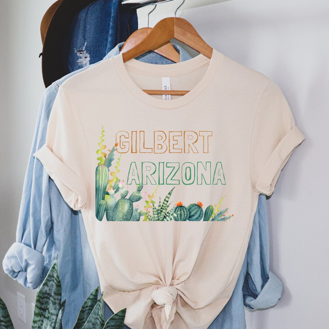 Gilbert Arizona Desert CACTUS Comfy Tee T-shirt - Etsy
