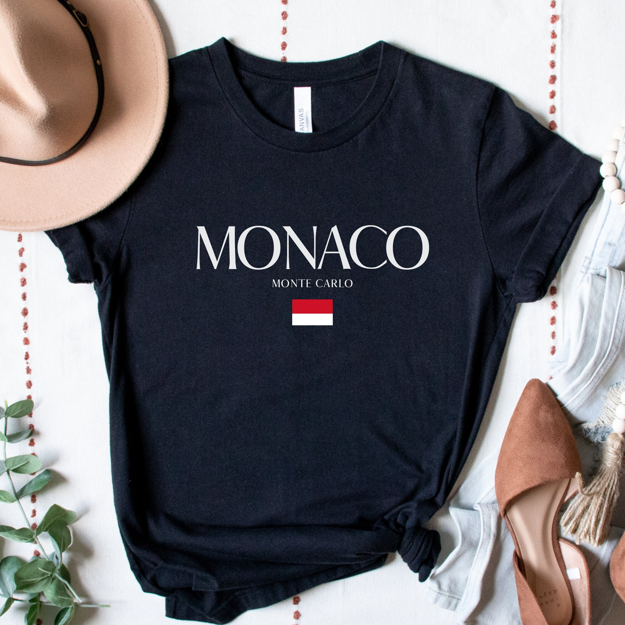 Monaco Monte Carlo - Riviera- South of France T-shirt Tee - Etsy