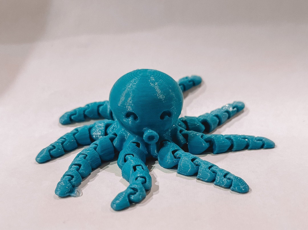 3D Octopus Bendy - Etsy