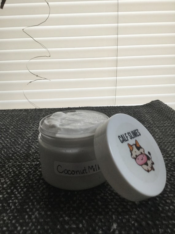 Coconut Milk Slime 6 Oz Scented Coconut Ice-cream a Thick and - Etsy