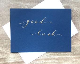 Navy Blue Card | Etsy