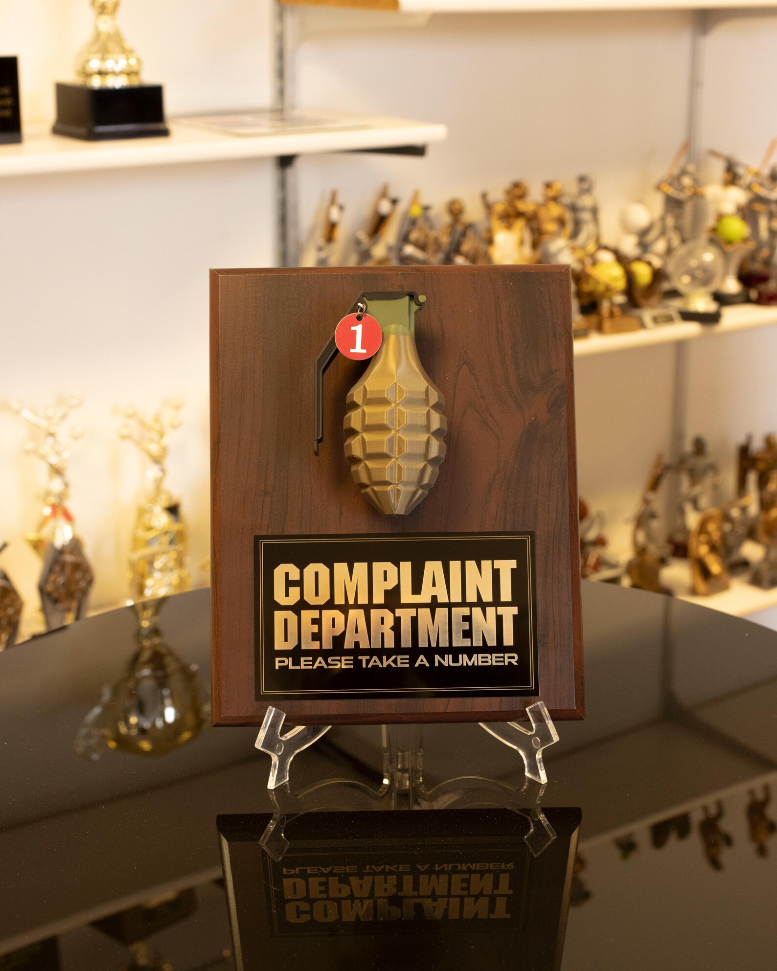 Gag Gift for the Office | Complaint Department Funny Co-worker Buddy ...