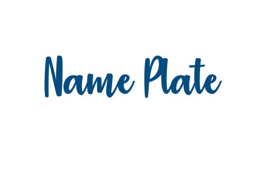 Replacement Name Plate - Etsy