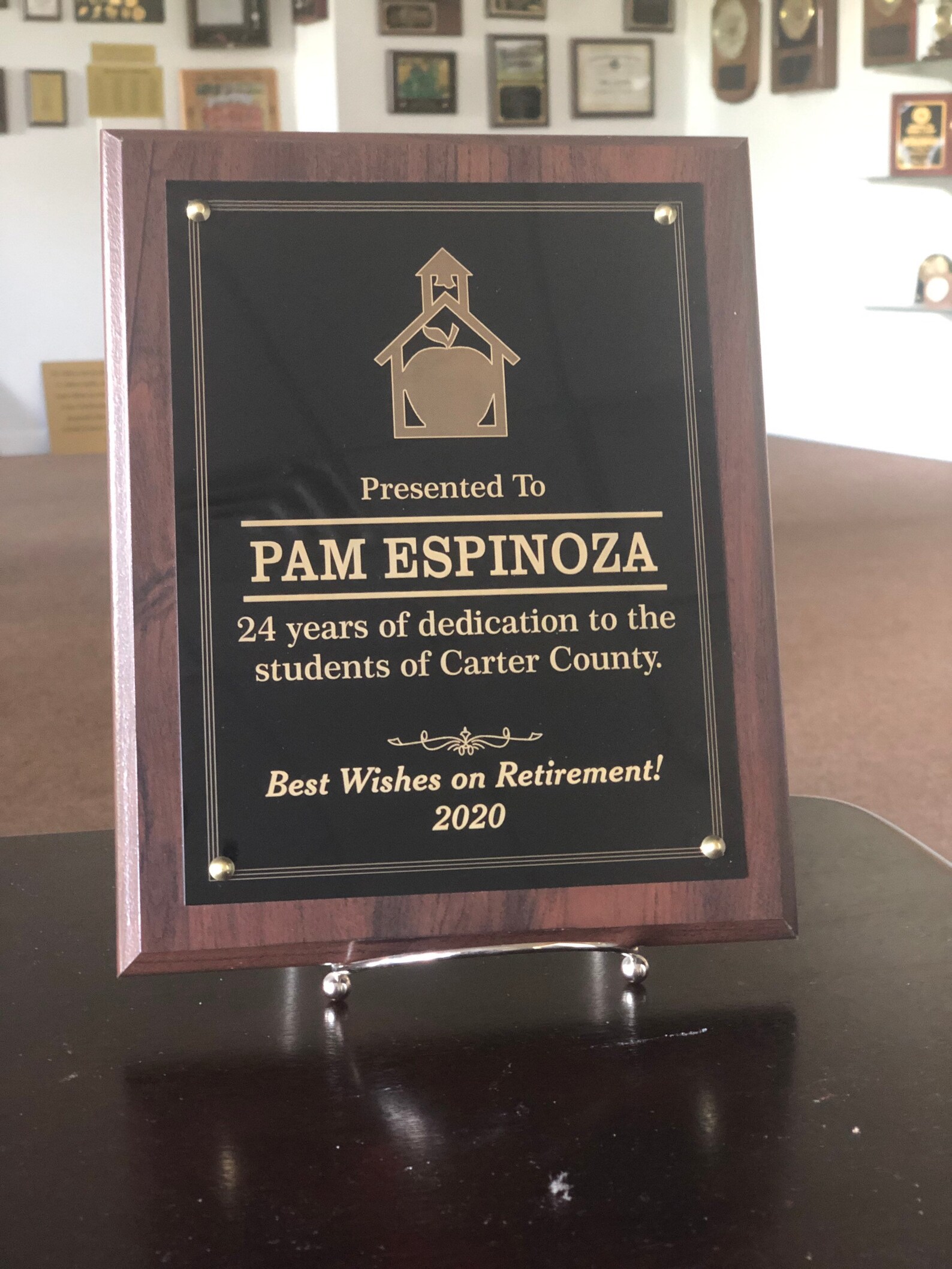 Teacher Plaque Retirement Recognition Award Teacher Thank - Etsy