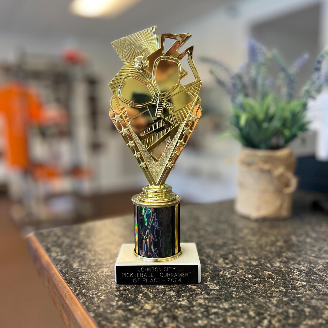 Pickleball Trophy 9 Inches | Pickle Ball | FREE ENGRAVING - Etsy