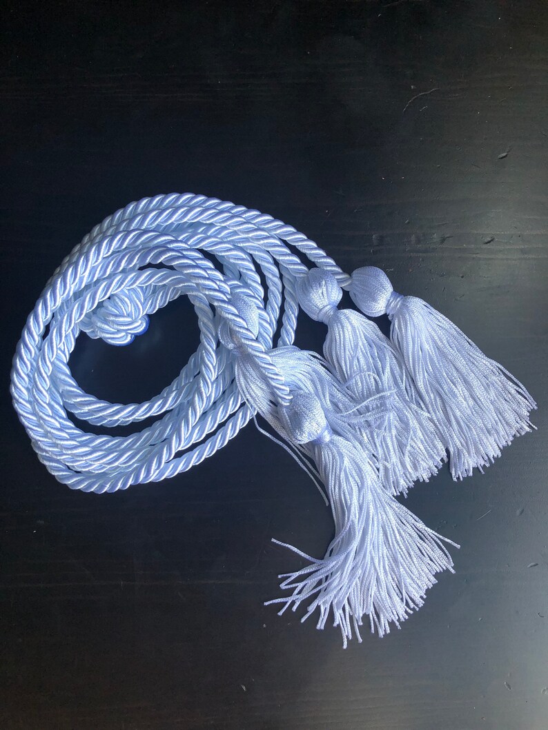White Graduation Honor Cord | (SET of 1 OR 2) | Honor Society Cord - Etsy