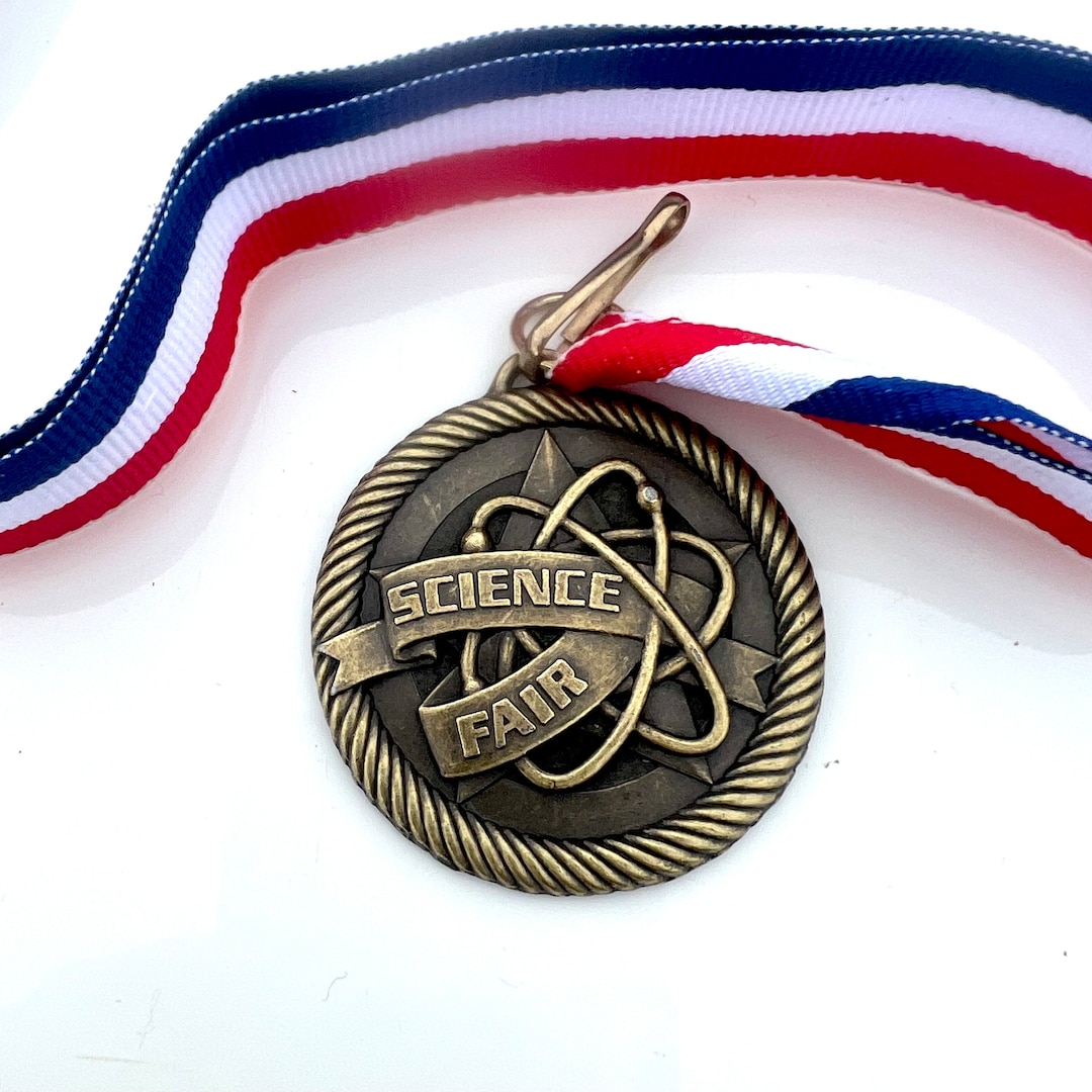 Science Fair Medallion With Ribbon and Free Engraving - Etsy