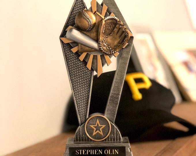 Baseball Softball Trophy Custom Award Youth Baseball Personalized ...