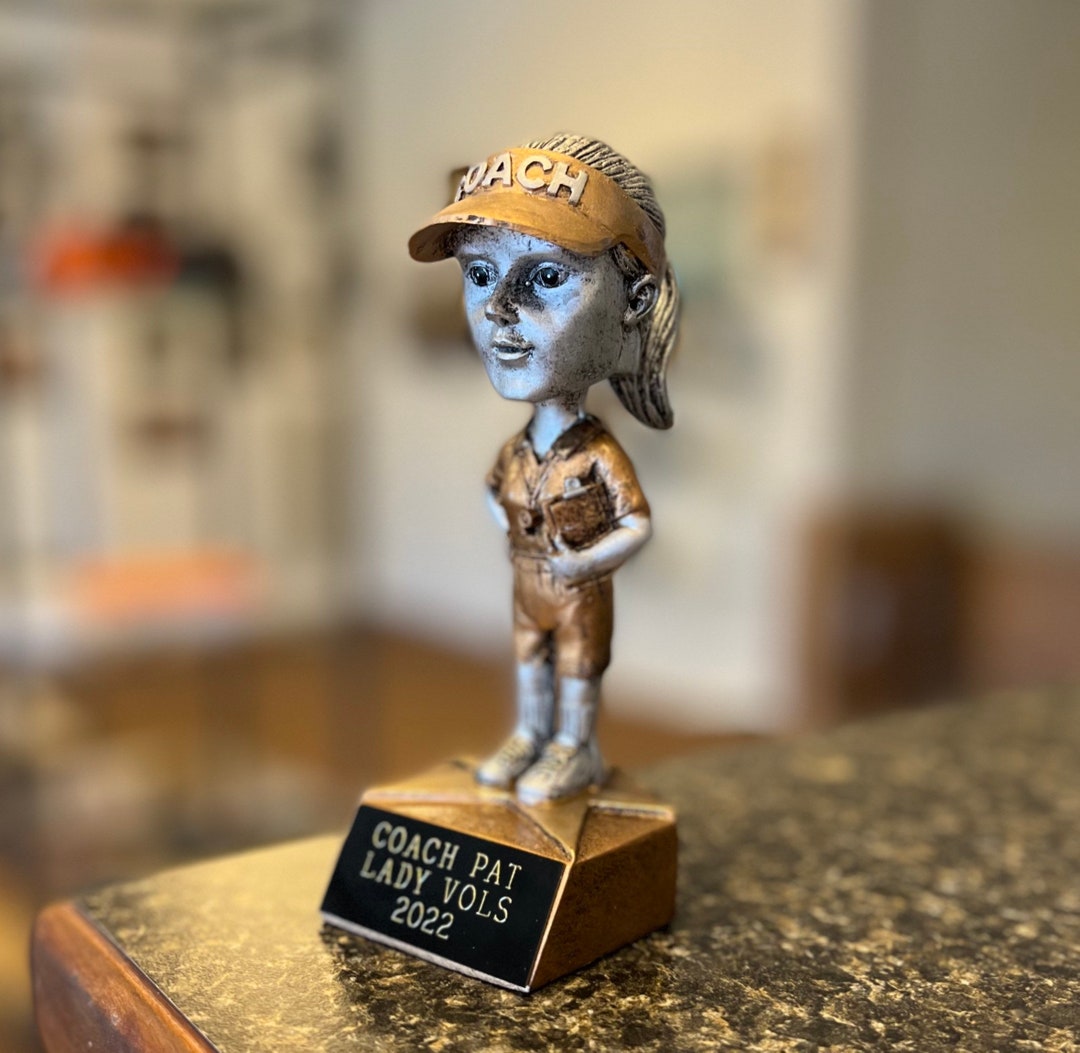 Coach Appreciation Gift (female) | Coach Trophy Bobble Head Paper ...