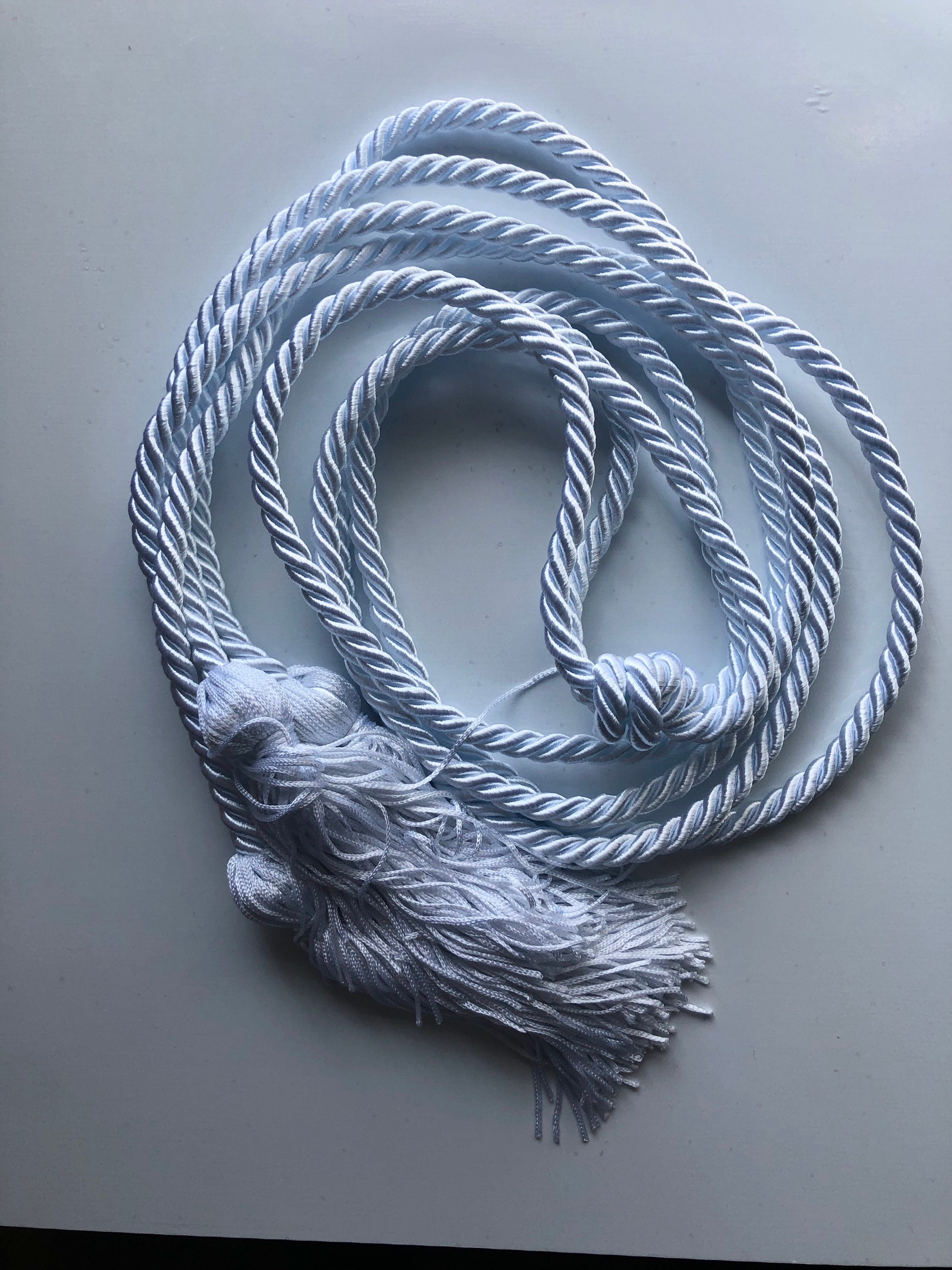 White Graduation Honor Cord SET of 1 OR 2 Honor Society Cord - Etsy