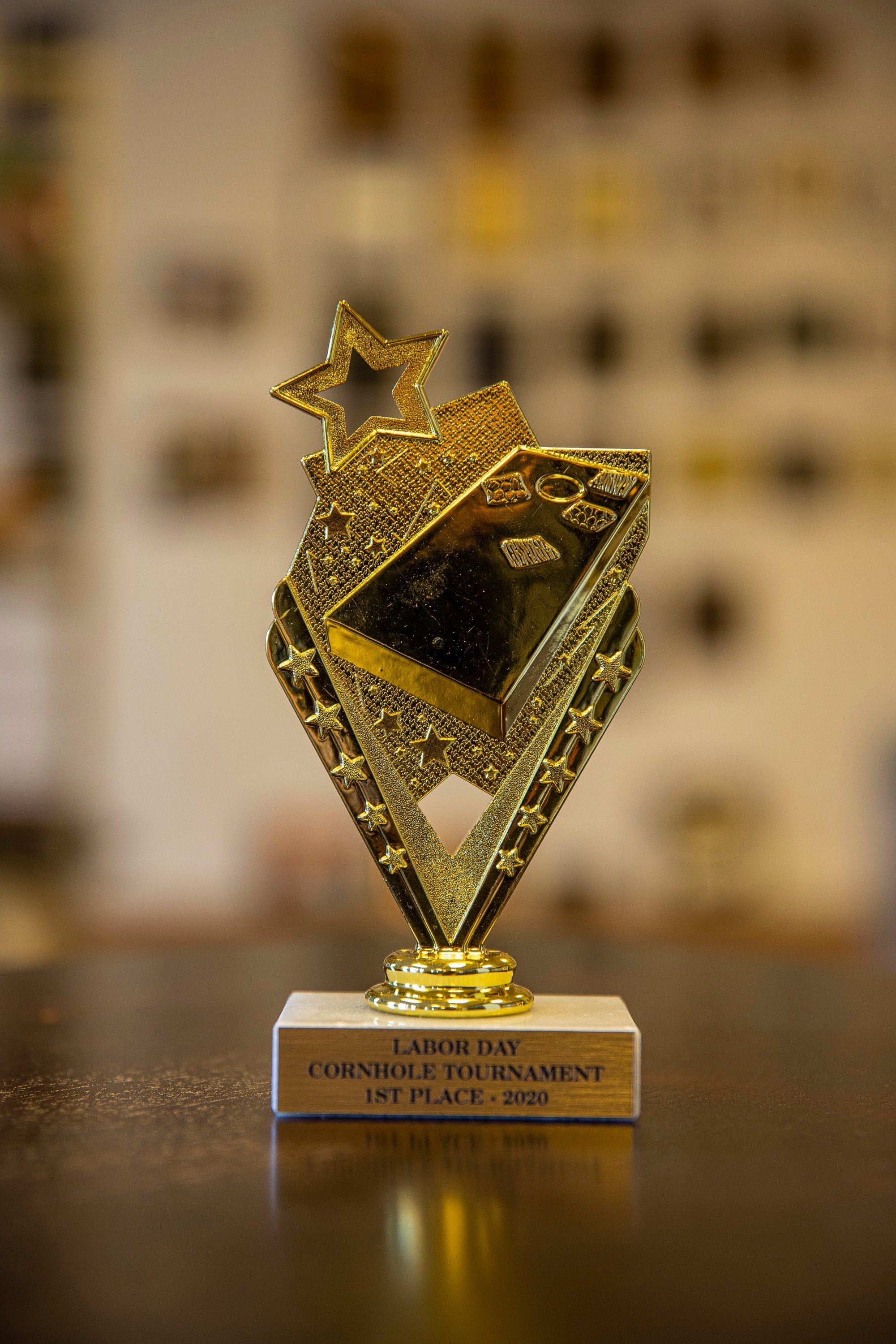 Memorabilia Collectibles Trophies & Awards CORNHOLE Trophy FREE ...