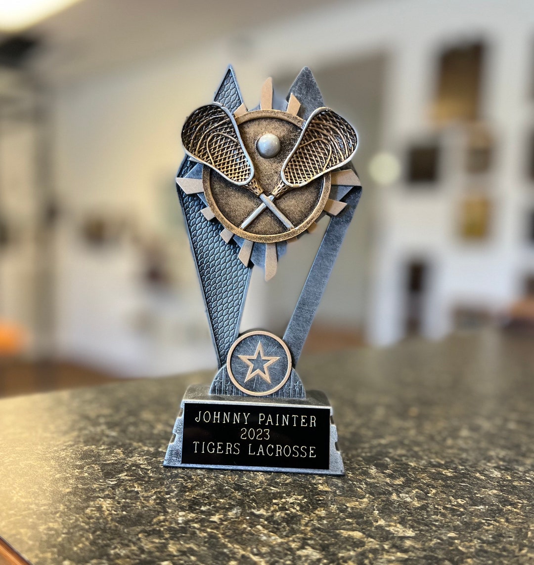 Lacrosse Trophy | Custom Award | Youth Lacrosse | Personalized Lacrosse ...