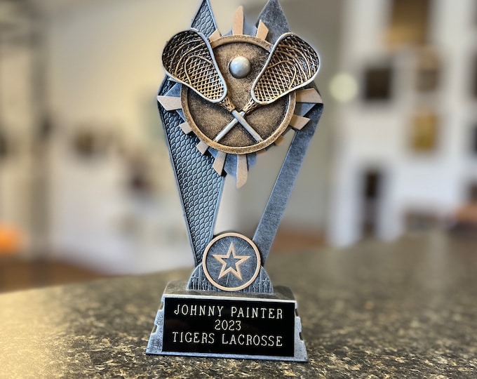 Lacrosse 6" Resin Trophy - Etsy