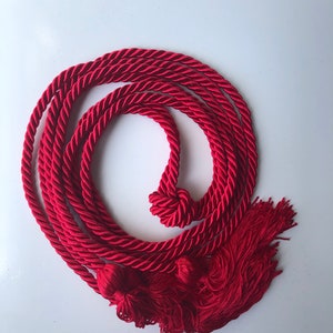 Red Graduation Honor Cord | (SET of 1 OR 2) | Honor Society Cord - Etsy