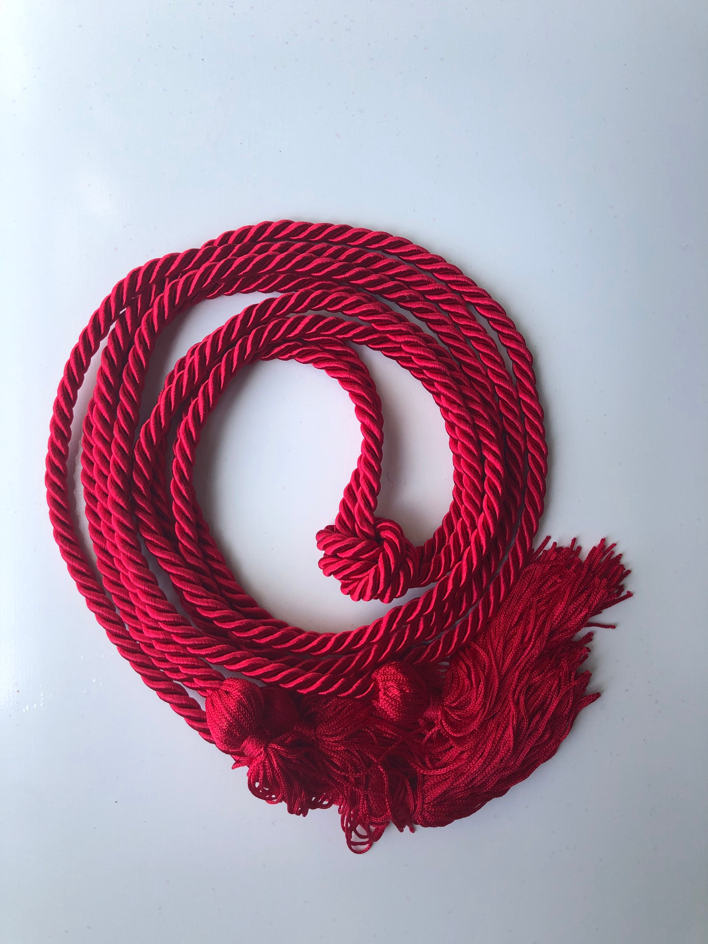 Red Graduation Honor Cord SET of 1 OR 2 Honor Society Cord - Etsy
