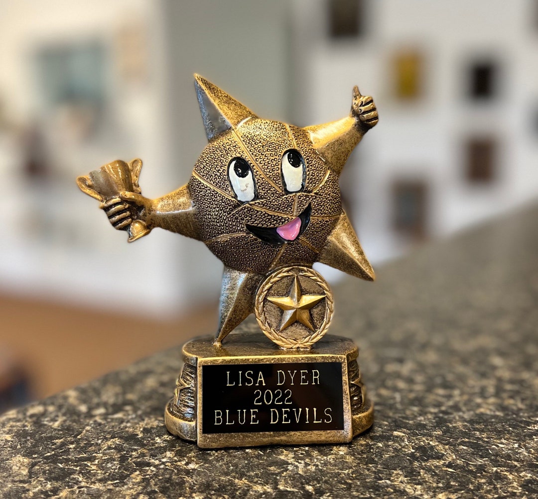 Basketball Trophy Little Star Custom Award Youth Basketball ...