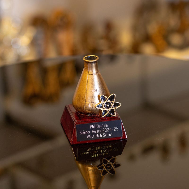 Science Lab Trophy - Etsy