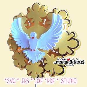 Confirmation svg gsp Holy Spirit Silhouette svg file pdf svg INSTANT ...