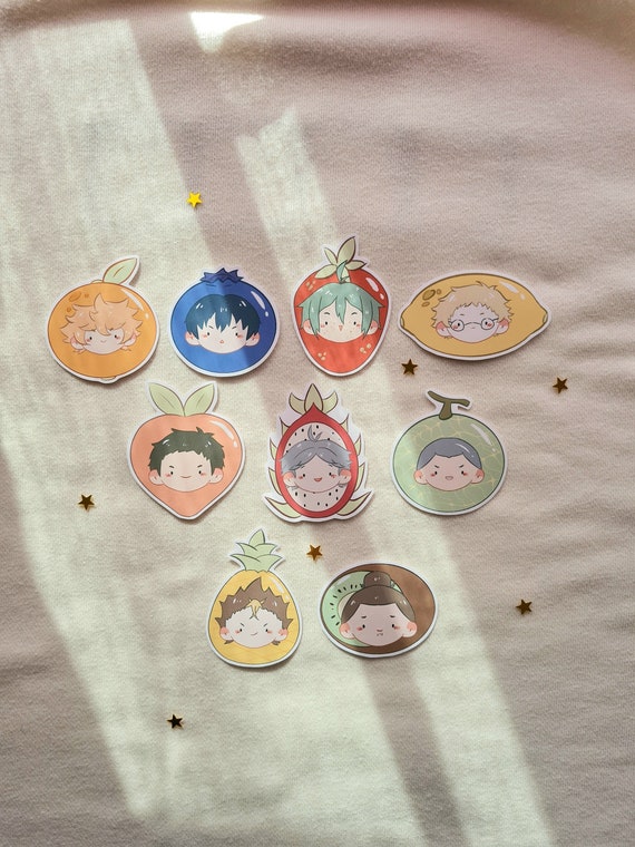 HQ Fruit Stickers HQ Food Stickers HQ Sticker Set - Etsy