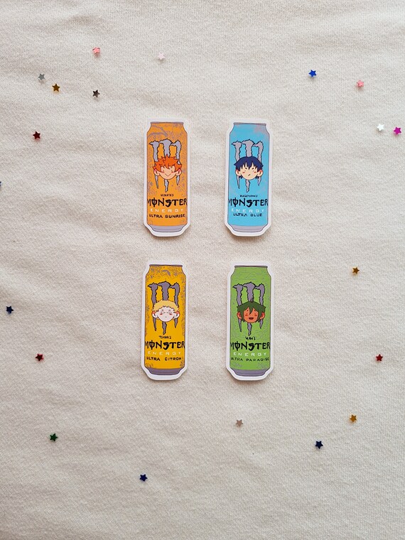 Monster Energy Blue Stickers