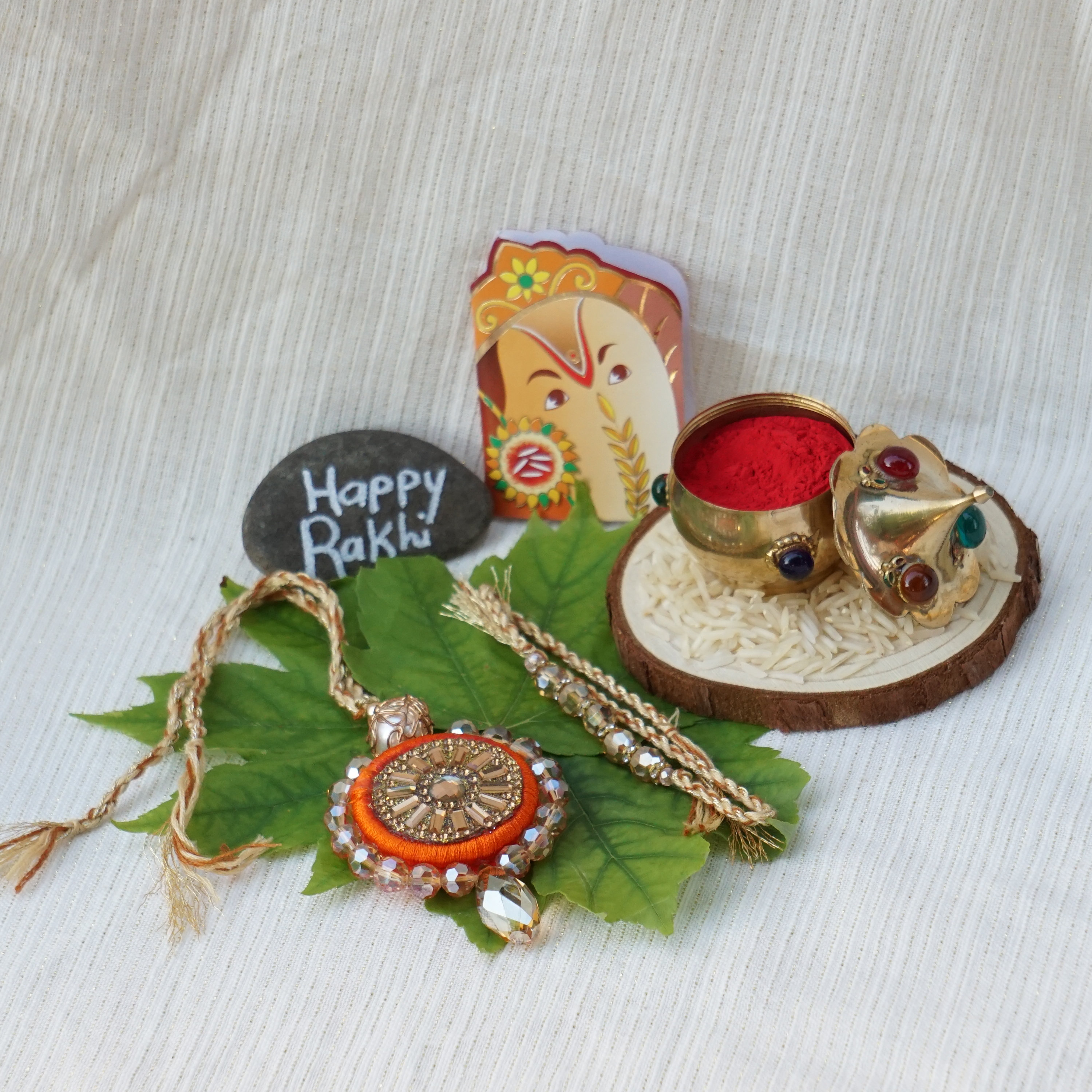 Utsawe Rakhi Gift Box | Gift Box Crafted in Wood With Adorable Couple ...