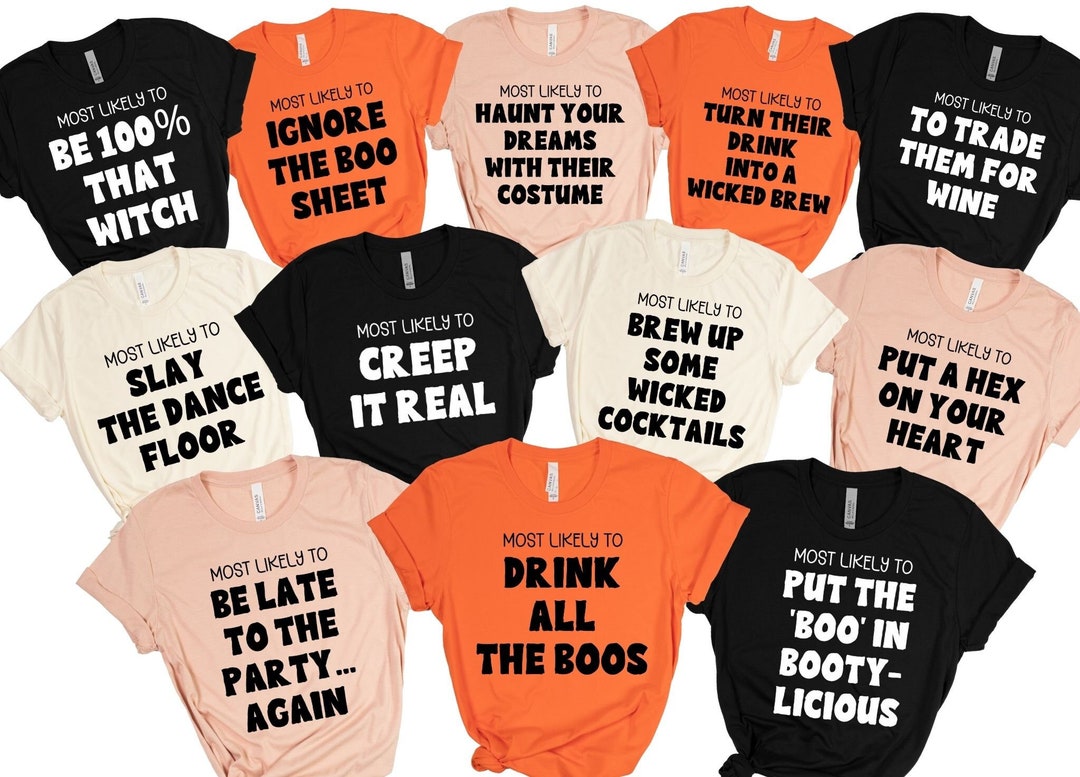 Matching Halloween Shirts Halloween Party Shirts Matching - Etsy