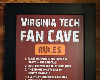Virginia Tech Man Cave - Etsy