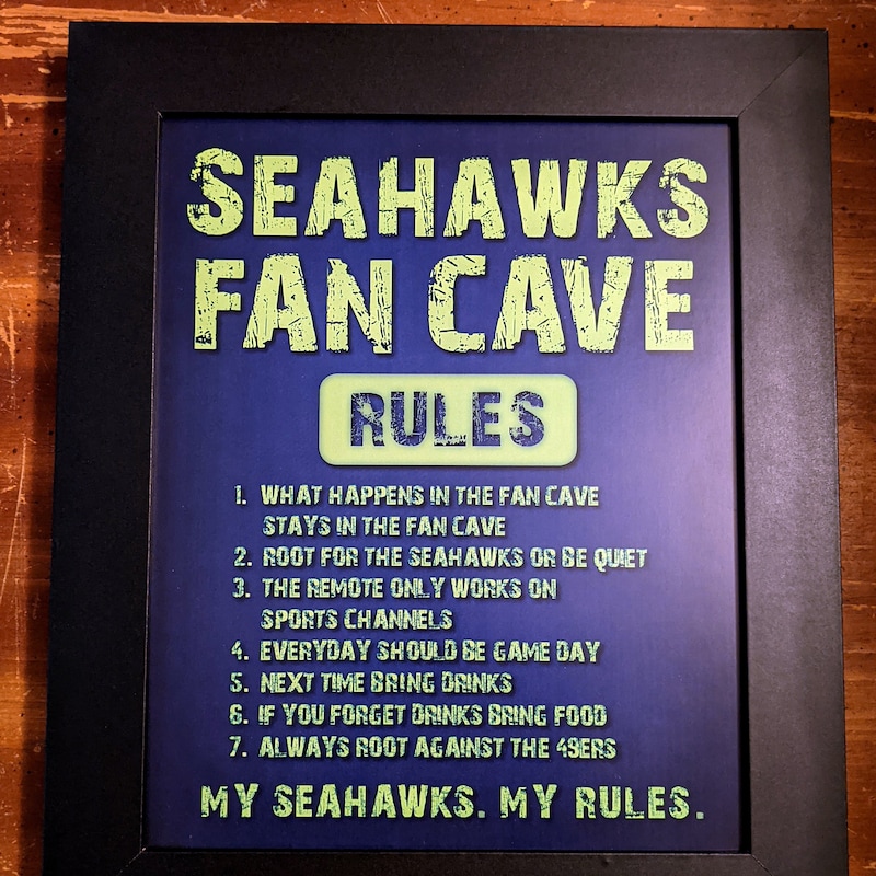 Seahawks Man Cave - Etsy
