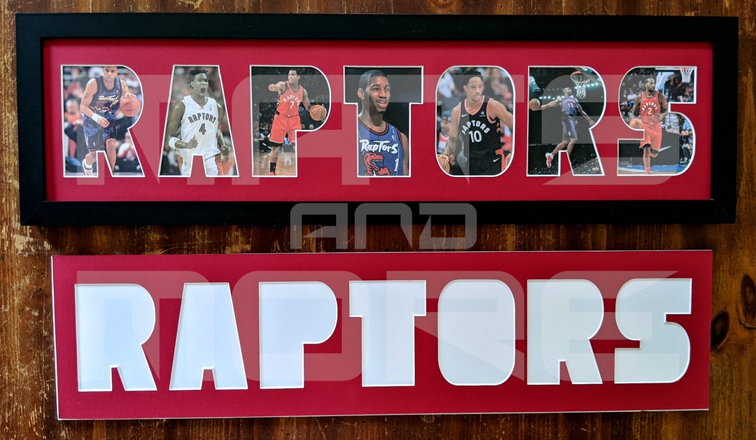 Toronto RAPTORS Custom Cut Mat con opción de enmarcar - Etsy España