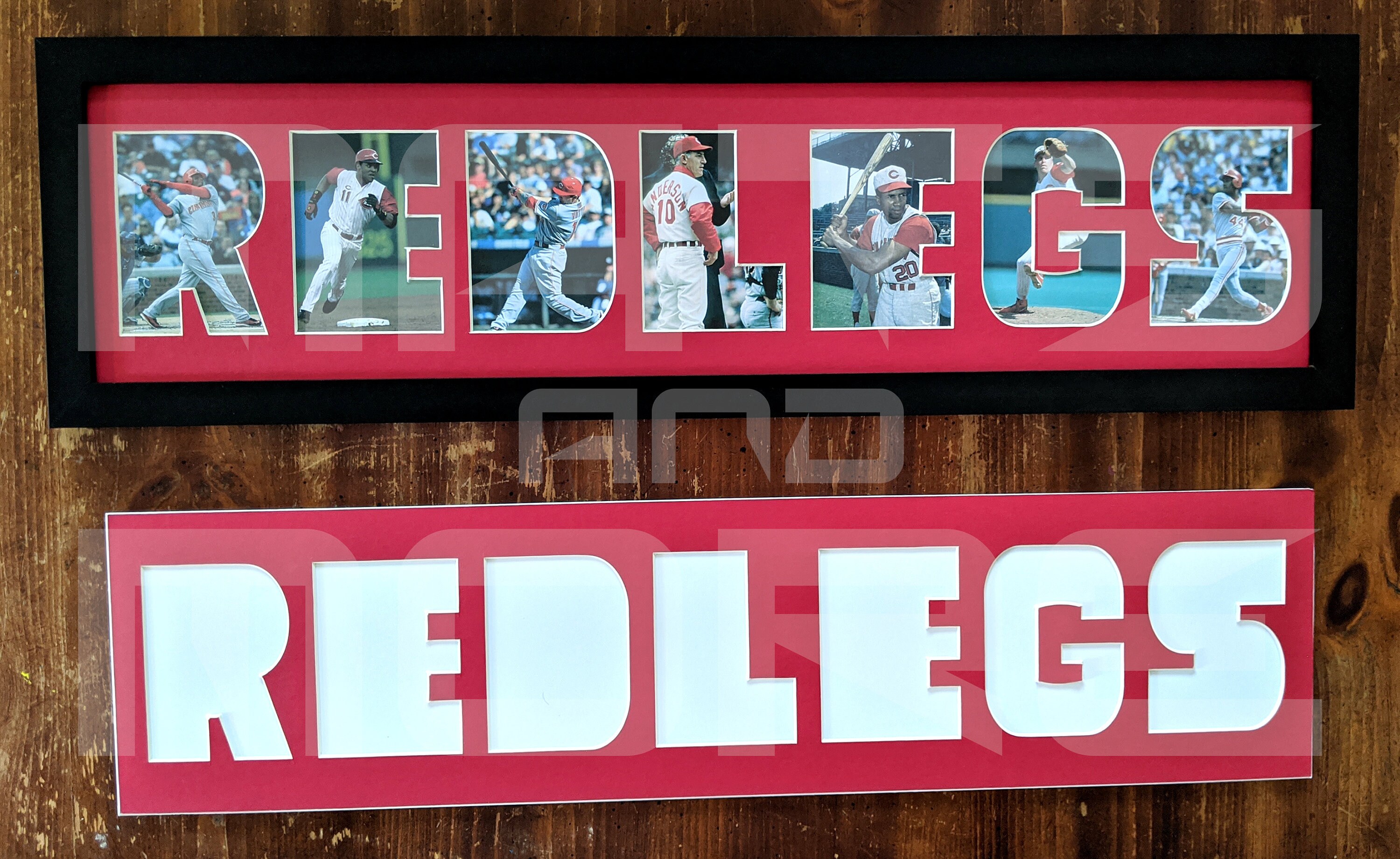 Cincinnati REDS Custom Cut Mat (with Option to Frame) - Etsy