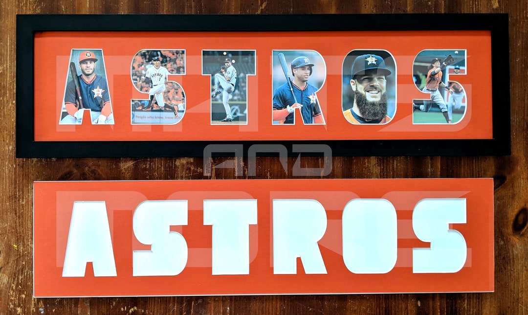 Houston ASTROS Custom Cut Mat (with Option to Frame) - Etsy