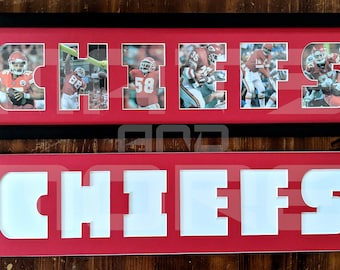 Chiefs Frame - Etsy
