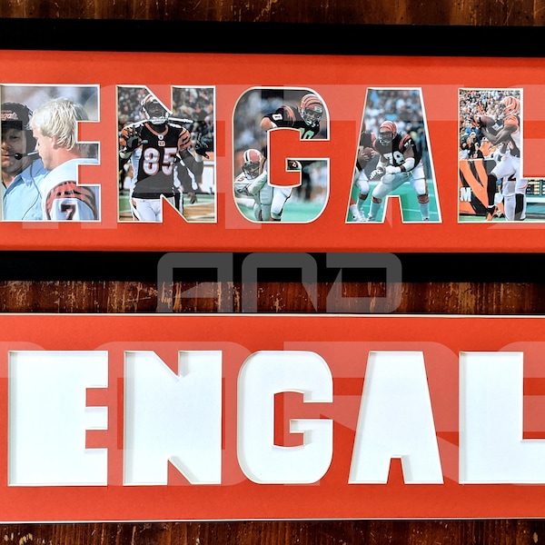 Bengals Picture Frame - Etsy